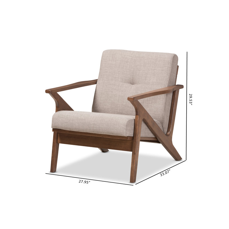 George Oliver Ulen 27.95" Wide Polyester Lounge Chair & Reviews ...
