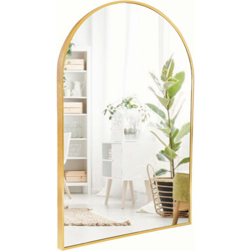 Fleur De Lis Living 24*36IN Metal Arch Mirror | Wayfair
