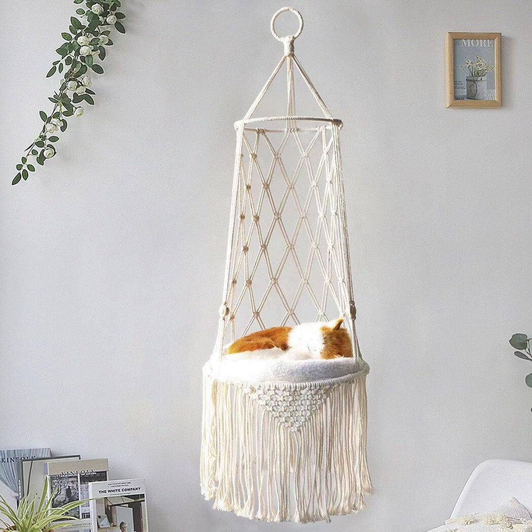 Tucker Murphy Pet™ Handmade Cat Hammock Cat Dog Swing Hanging Bed ...