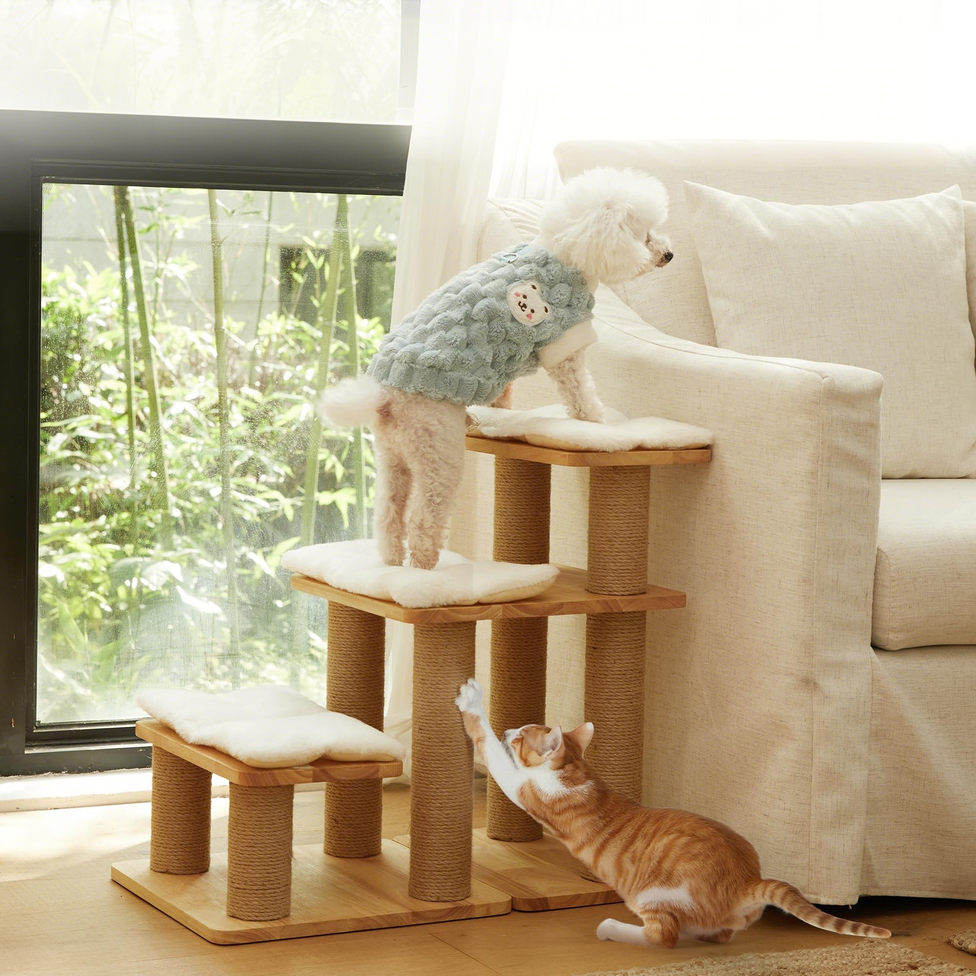 Tucker Murphy Pet™ Solid Wood Transformable Pet Stairs With 200 Lbs ...