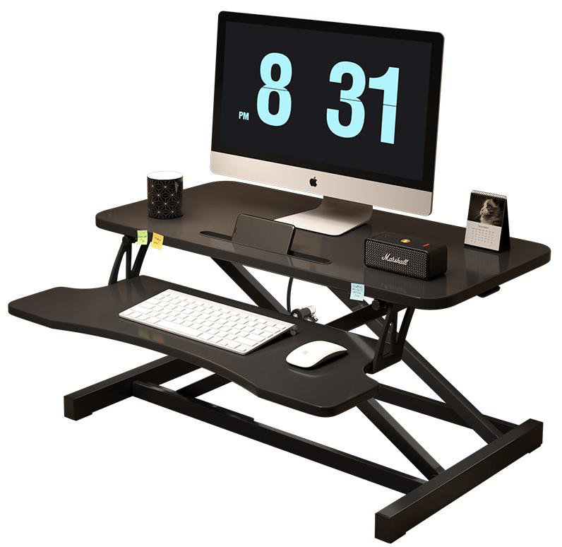 17 Stories Smart Desk Converter: Height - Adjustable Sit - Stand Riser ...