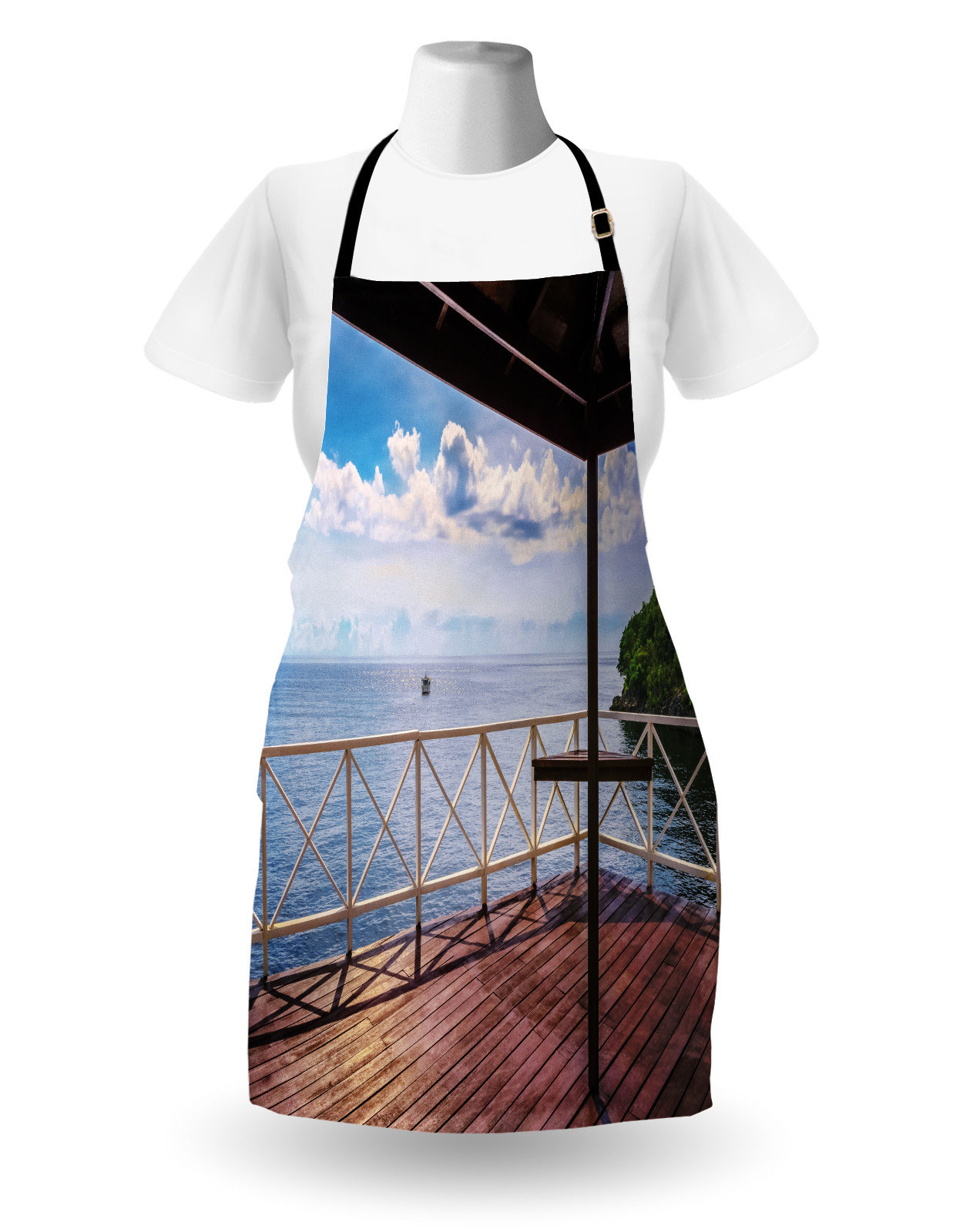 East Urban Home Tropic Apron Unisex, Trinidad Tobago Island, Adult Size ...