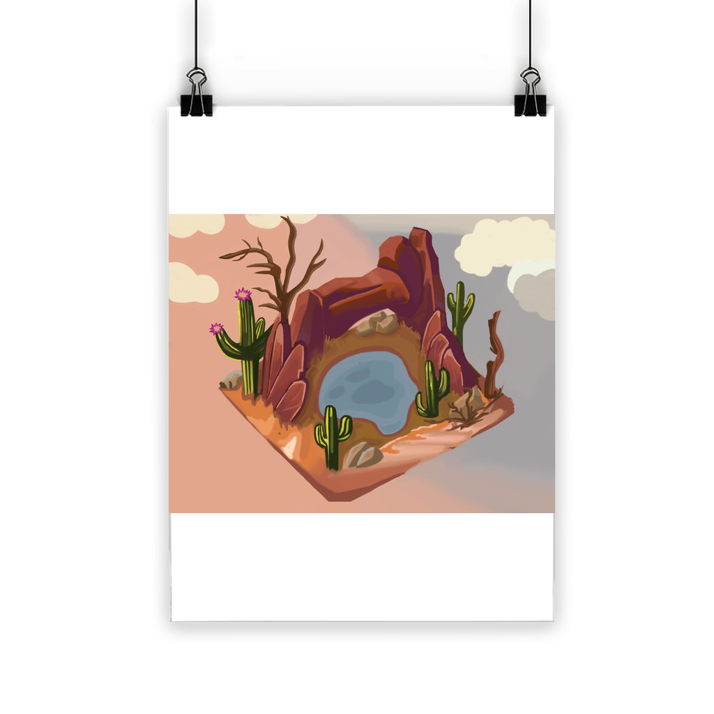 Marick Booster Desert Rocks Classic Poster | Wayfair