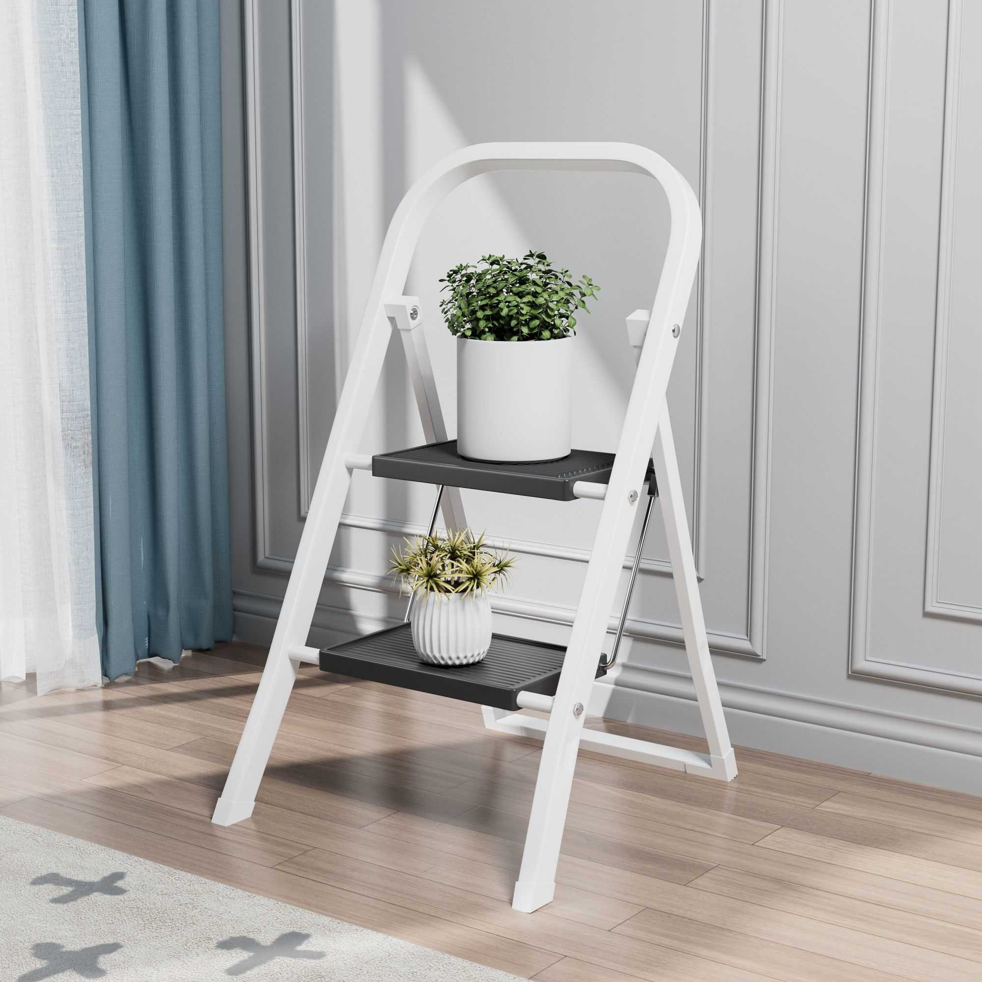 WFX Utility™ 2 - Step Lightweight Folding Step Ladder | Wayfair