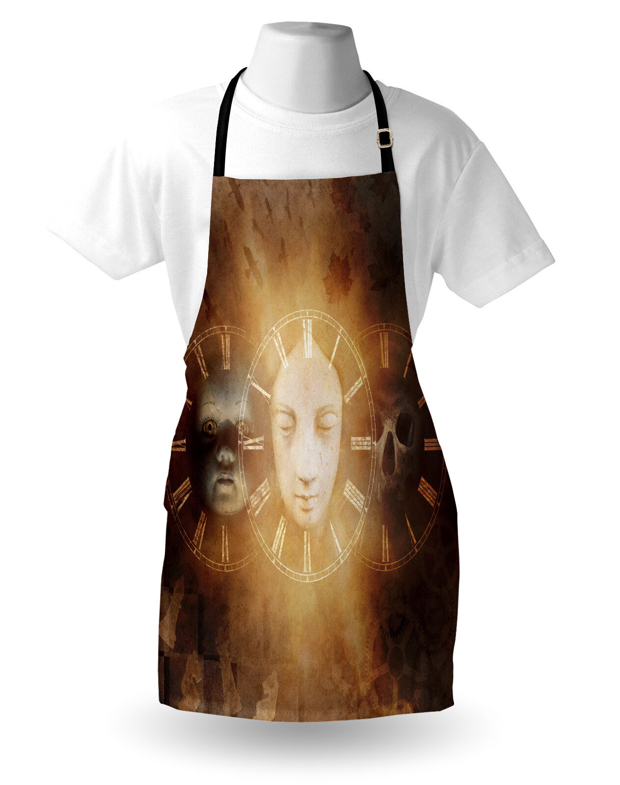 East Urban Home Gothic Apron Unisex, Spooky Scary Skull, Adult Size ...