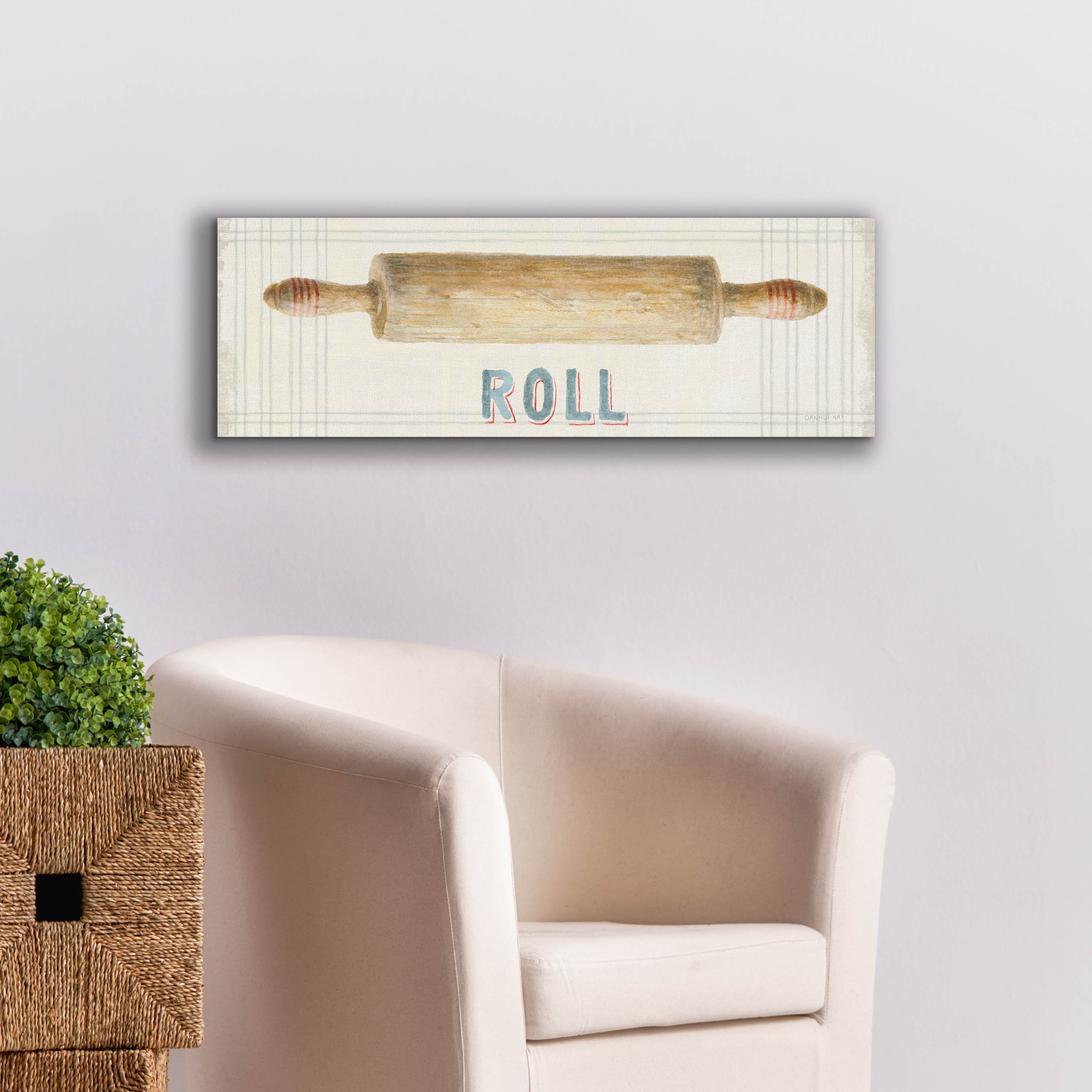 Ophelia & Co. 'Floursack Kitchen Sign 2 C' by Danhui Nai Canvas Wall ...