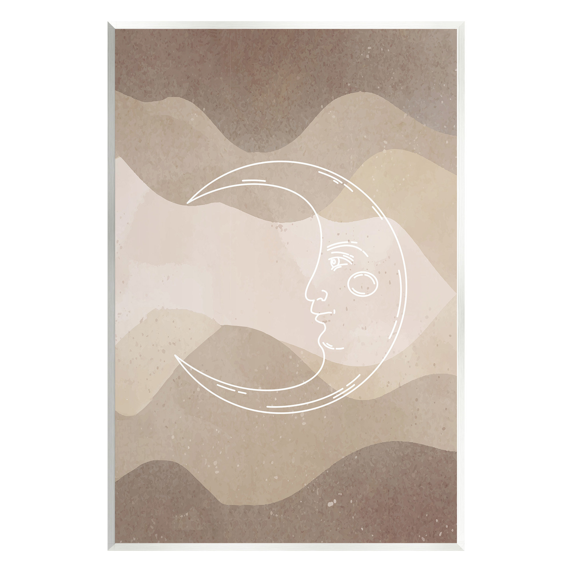 Wrought Studio™ Astral Moon Wall Plaque Art by Lil' Rue | Wayfair