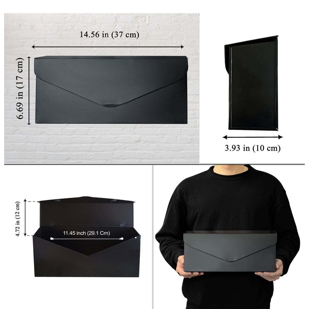 NACH Envelope Wall Mounted Mailbox & Reviews - Wayfair Canada