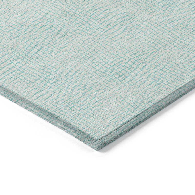 HomeRoots Rectangle Machine Woven Area Rug | Wayfair