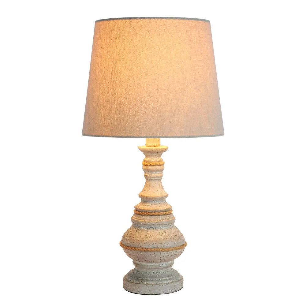 Longshore Tides Addington 19'' White Wash Table Lamp & Reviews ...