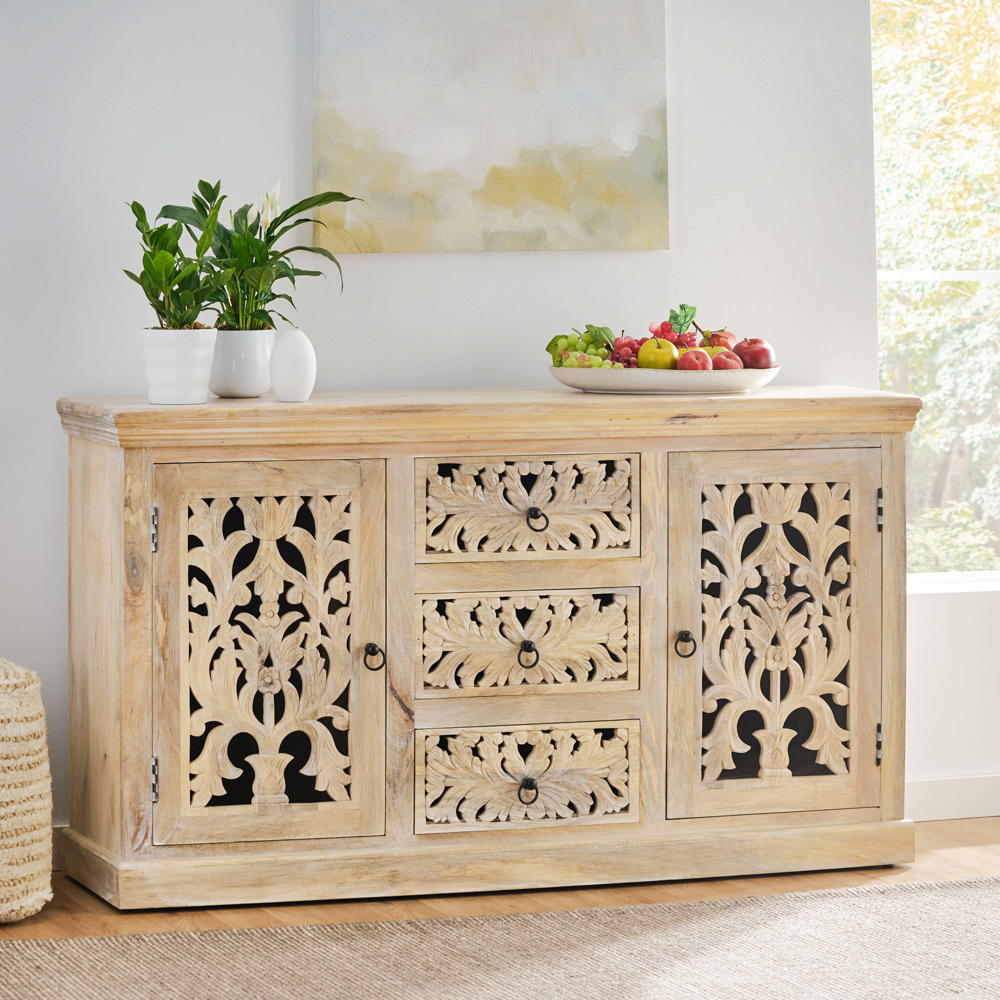 Corrigan Studio® 3 DRAWER SIDEBOARD - Wayfair Canada