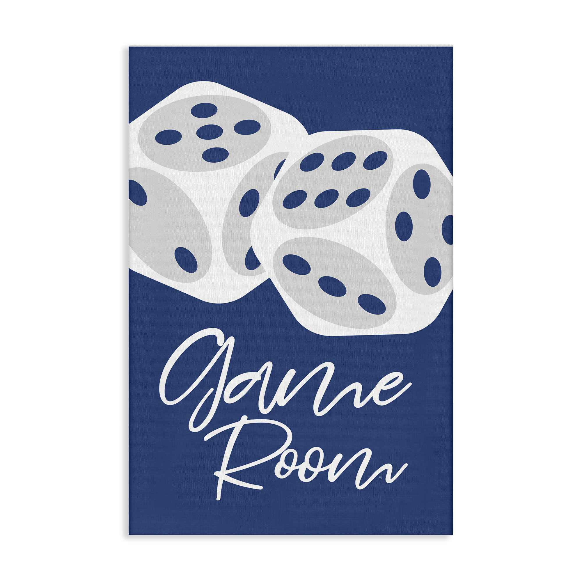 Trinx Game Room with Dice Canvas Wall Art by Martina Pavlova | Wayfair
