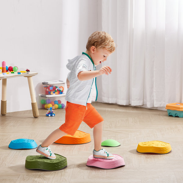 Arlmont & Co. Kids Balance Stepping Stones Sensory Obstacle Course 6 ...