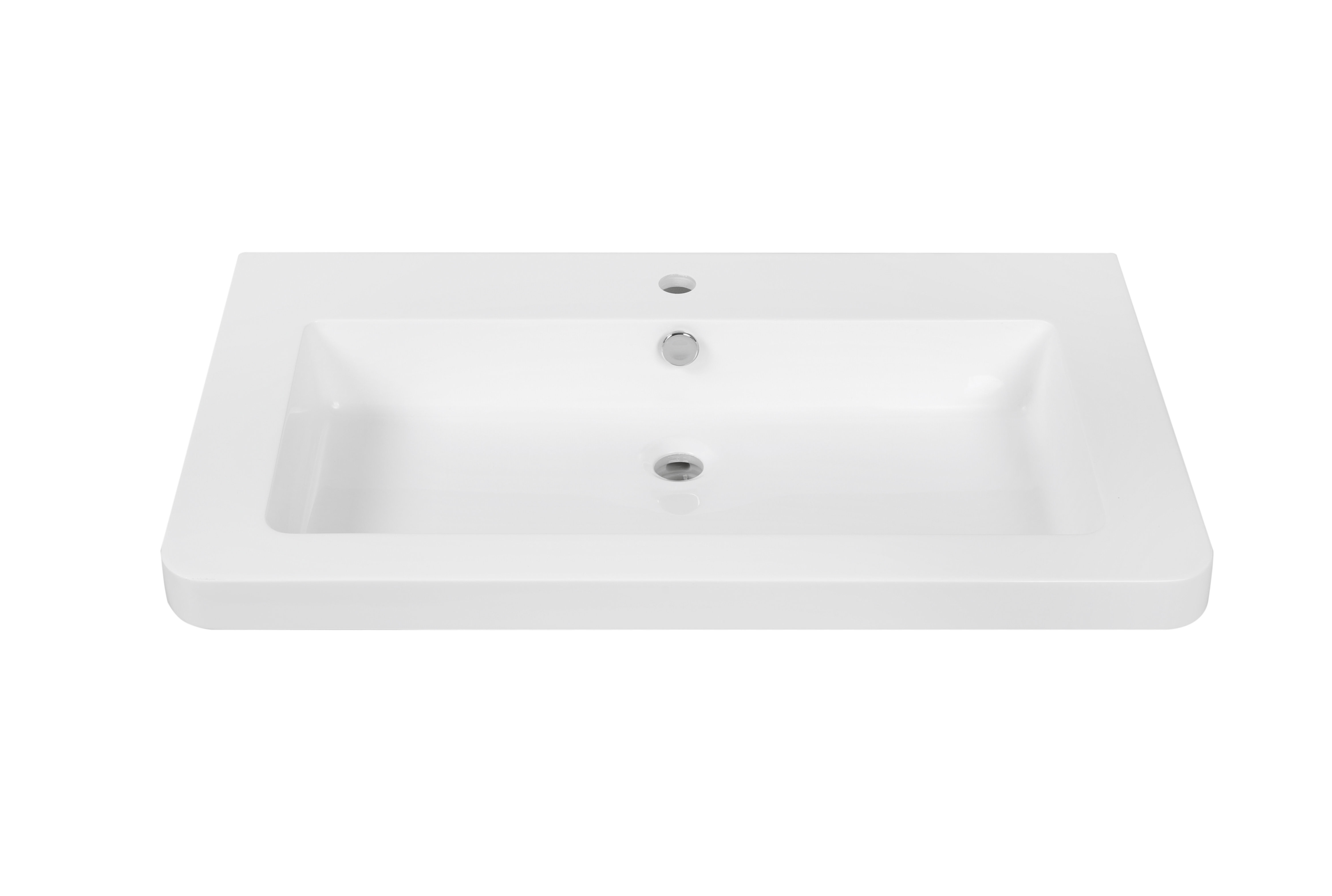 Streamline Bath 33.5" Solid Surface Resin Streamline Vanity Top | Wayfair