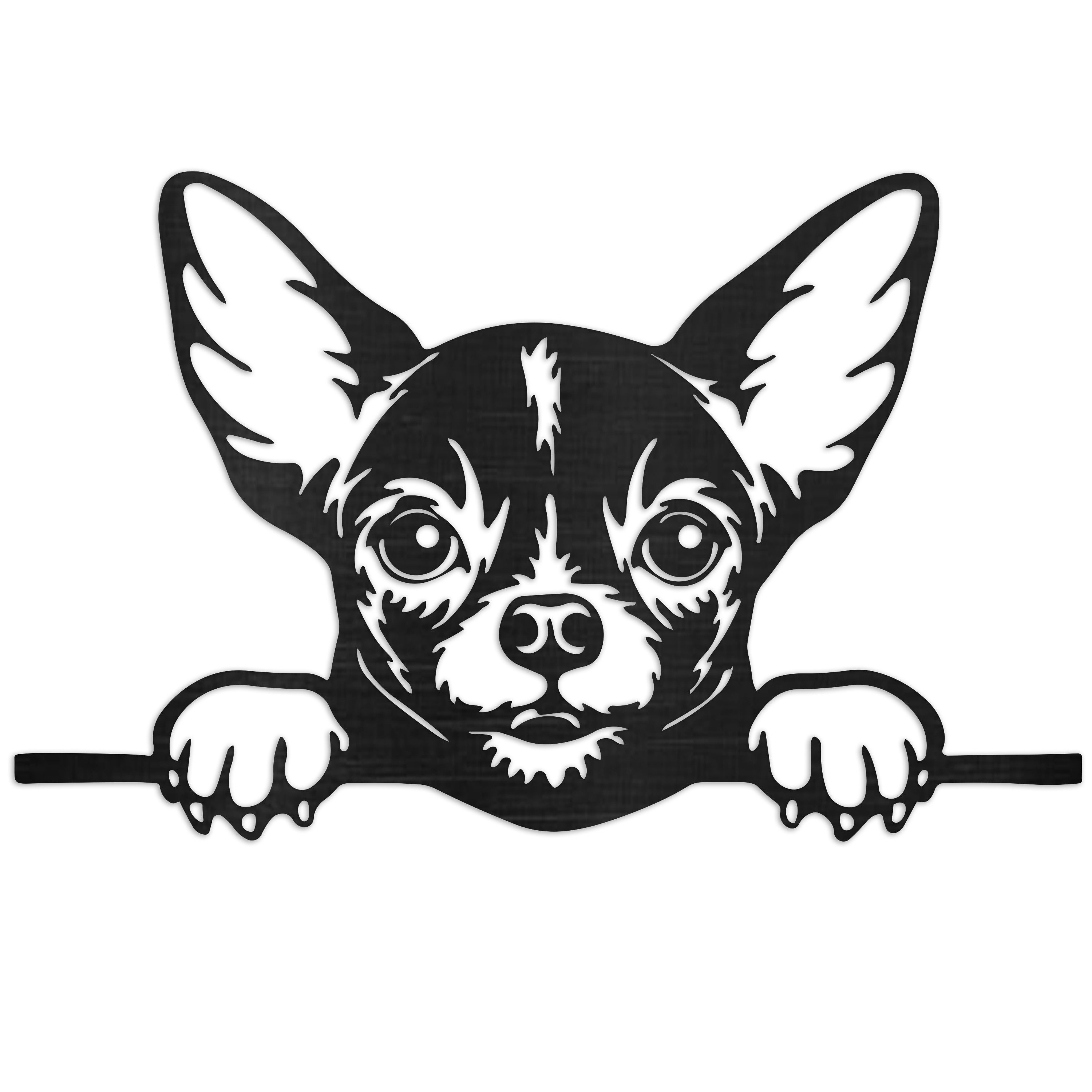 Red Barrel Studio Detailed Wall Art of Curious Dog peaking over ...