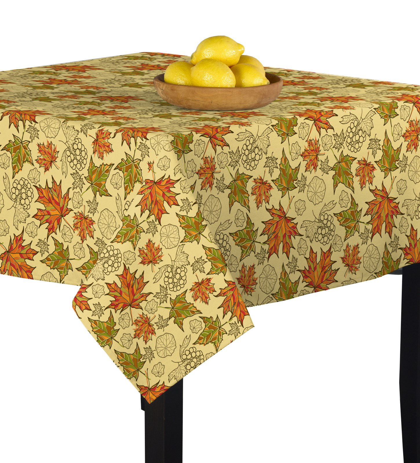 East Urban Home Maple Leaves Tablecloth | Wayfair