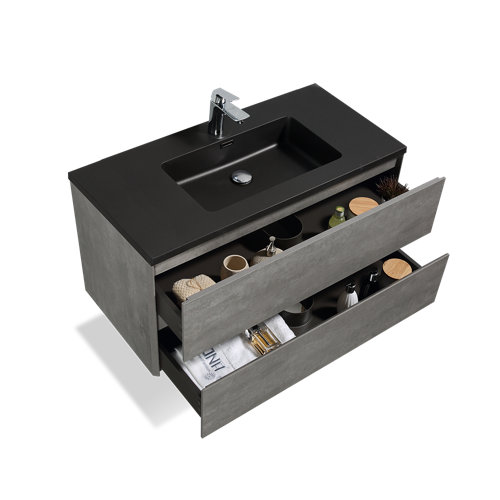 36 Inch Wall Mounted & Floating Single Vanities You'll Love | Wayfair