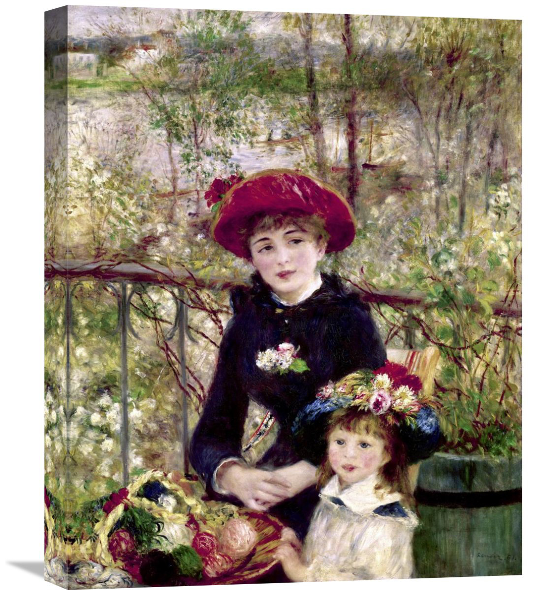Vault W Artwork "Deux soeurs (sur la terrasse)" par Pierre-Auguste ...
