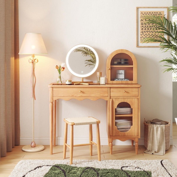 Darby Home Co Aideyn Elegant Modern-Classical Vanity Table | Wayfair