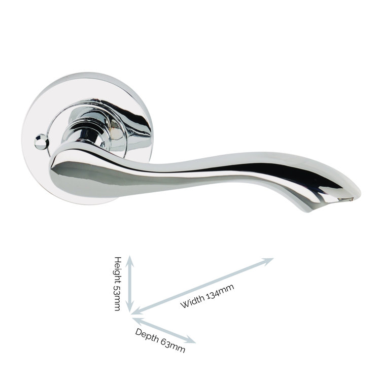 JB Kind Doors Wave Privacy Door Handle Kit & Reviews | Wayfair.co.uk