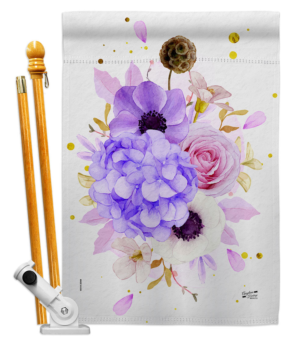 Angeleno Heritage Flower Arrangment House 2-Sided Polyester 40 x 28 in ...