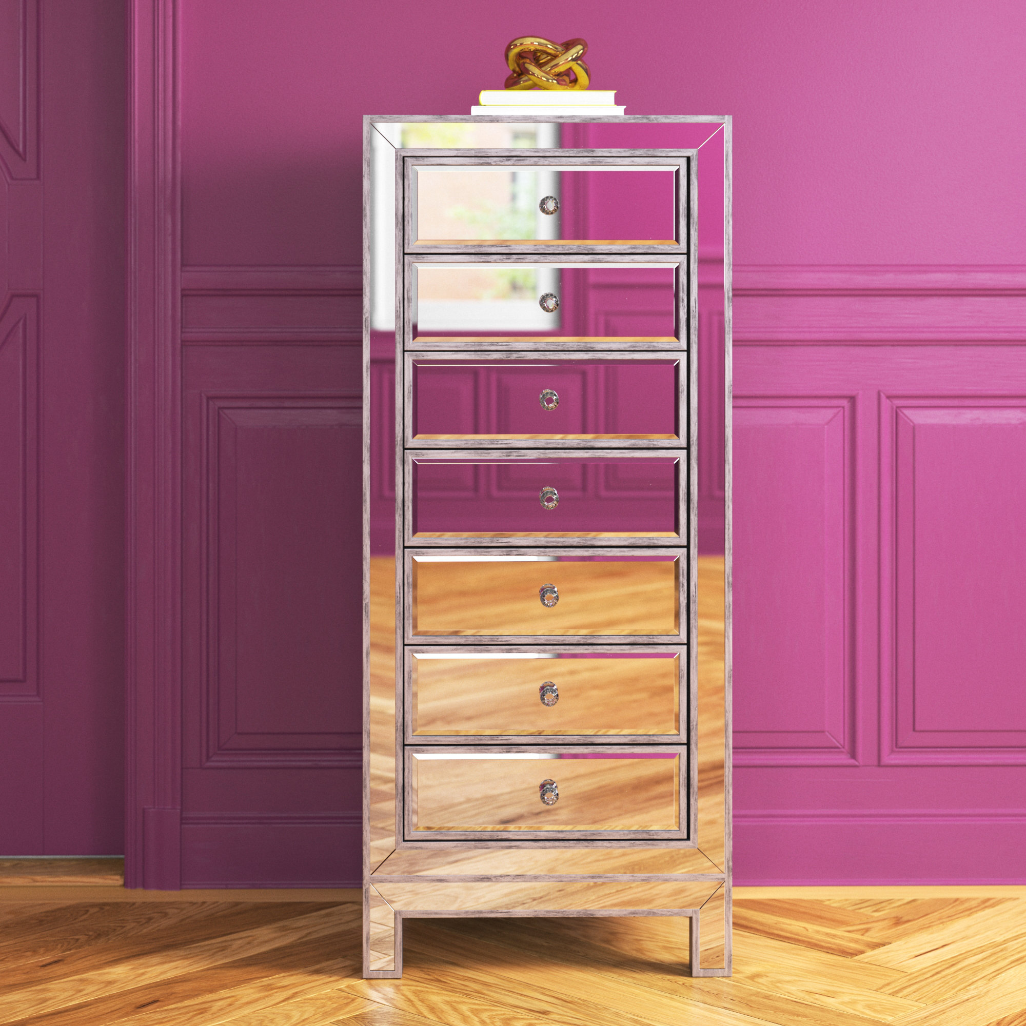 Willa Arlo™ Interiors Fairgrove 7 Drawer 18" W Lingerie Chest & Reviews ...
