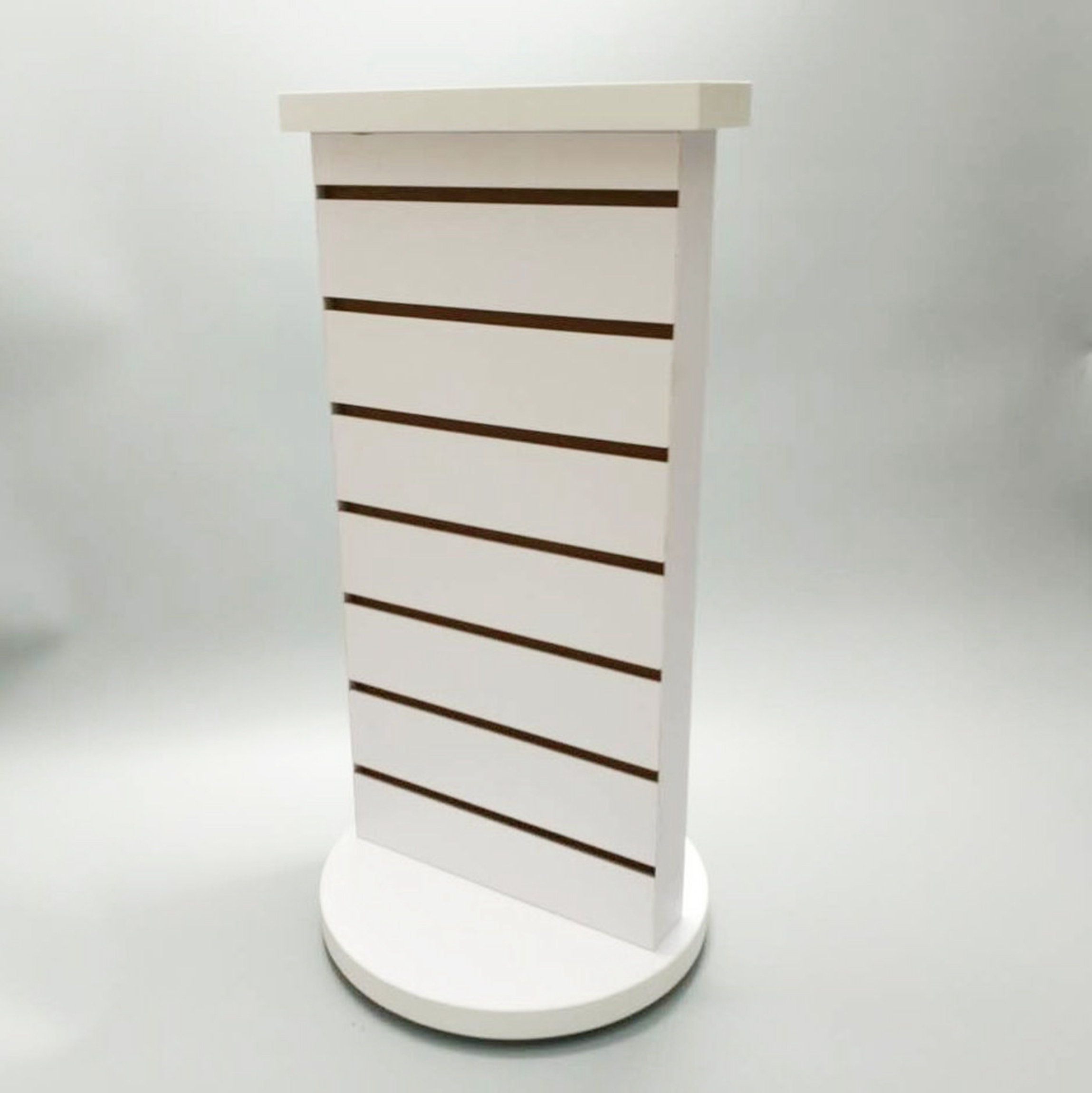 Rebrilliant 2-Sided Slatwall Counter Spinner Maple Display Rack Great ...