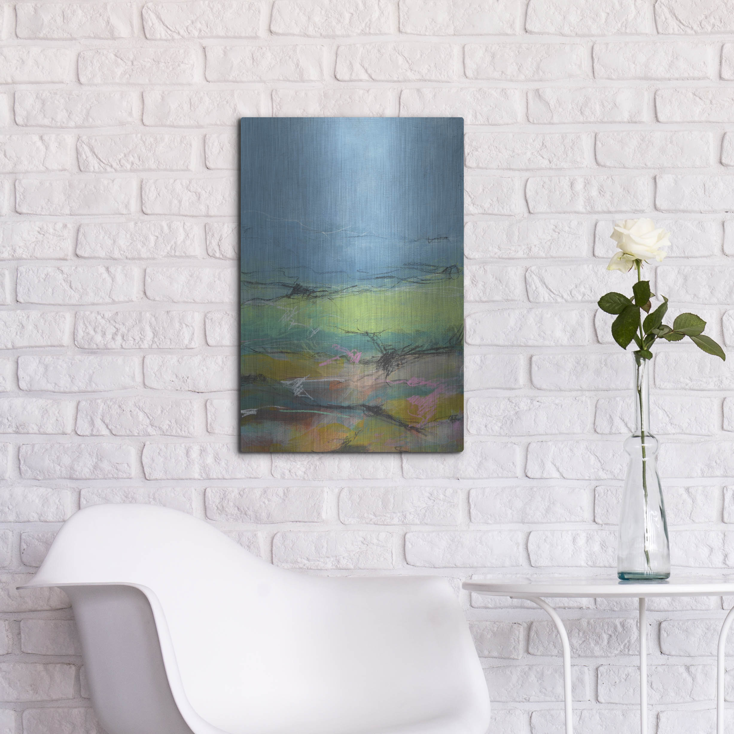 Wrought Studio™ 'Off The Trail 2' by Jan Weiss Metal Wall Art | Wayfair