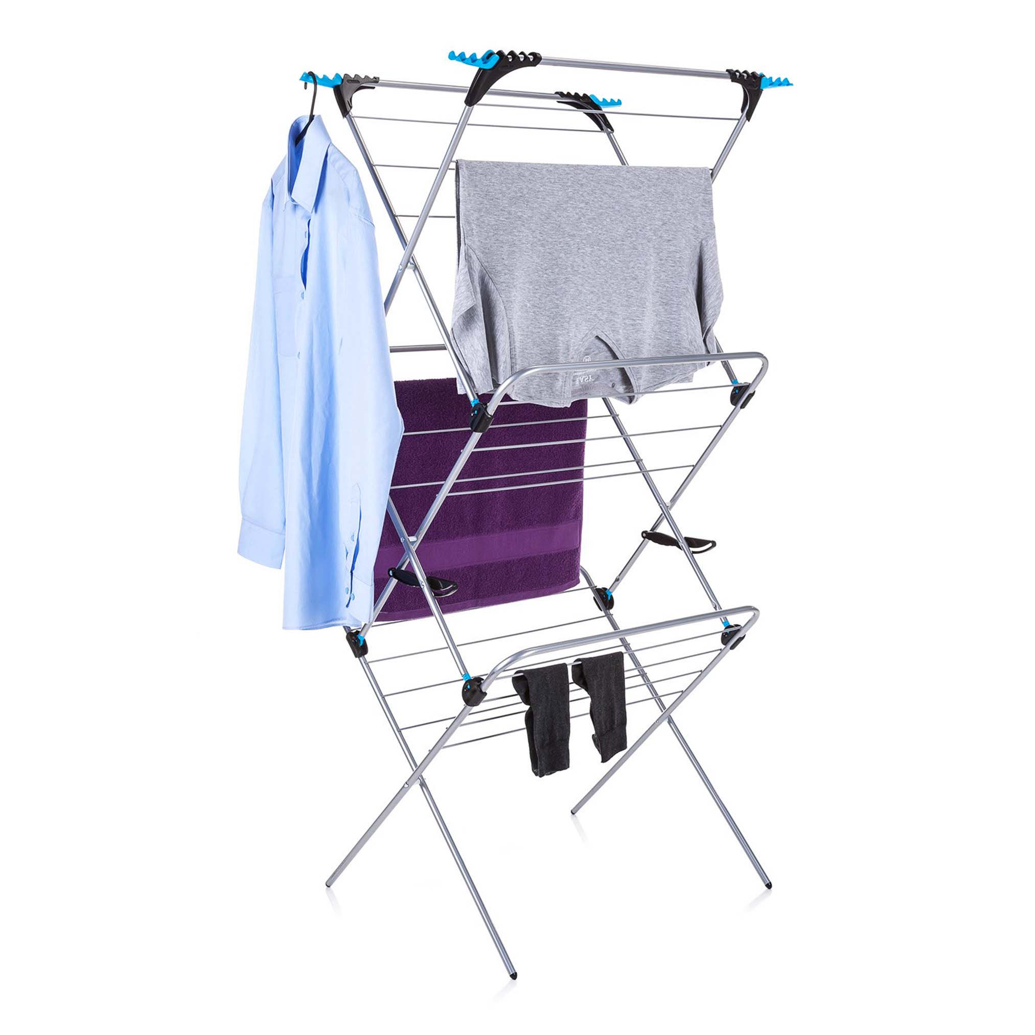 Rebrilliant 3 Tier Plus Portable Clothes Drying Rack - Wayfair Canada
