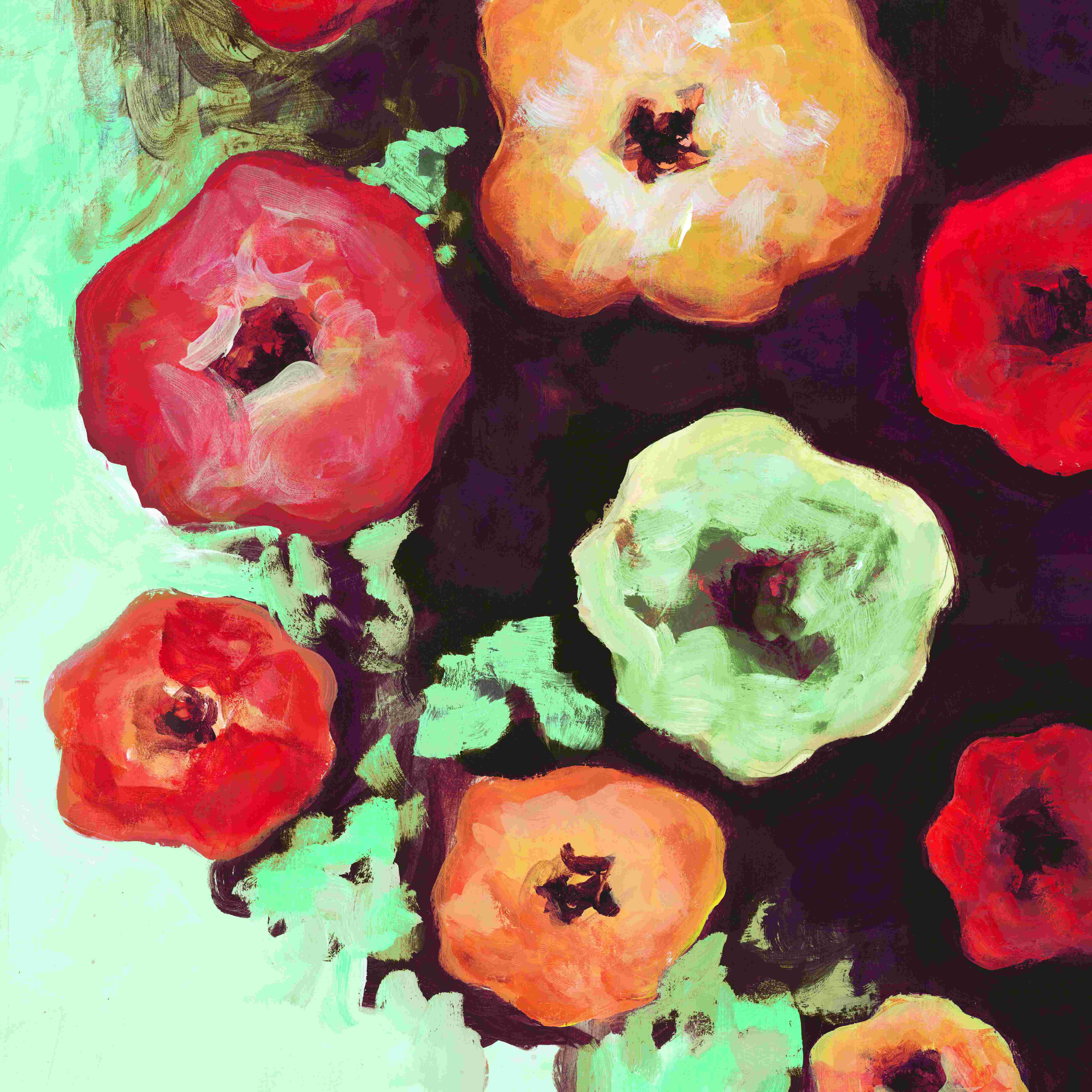 Winston Porter Drippy Simple Flowers - Wayfair Canada