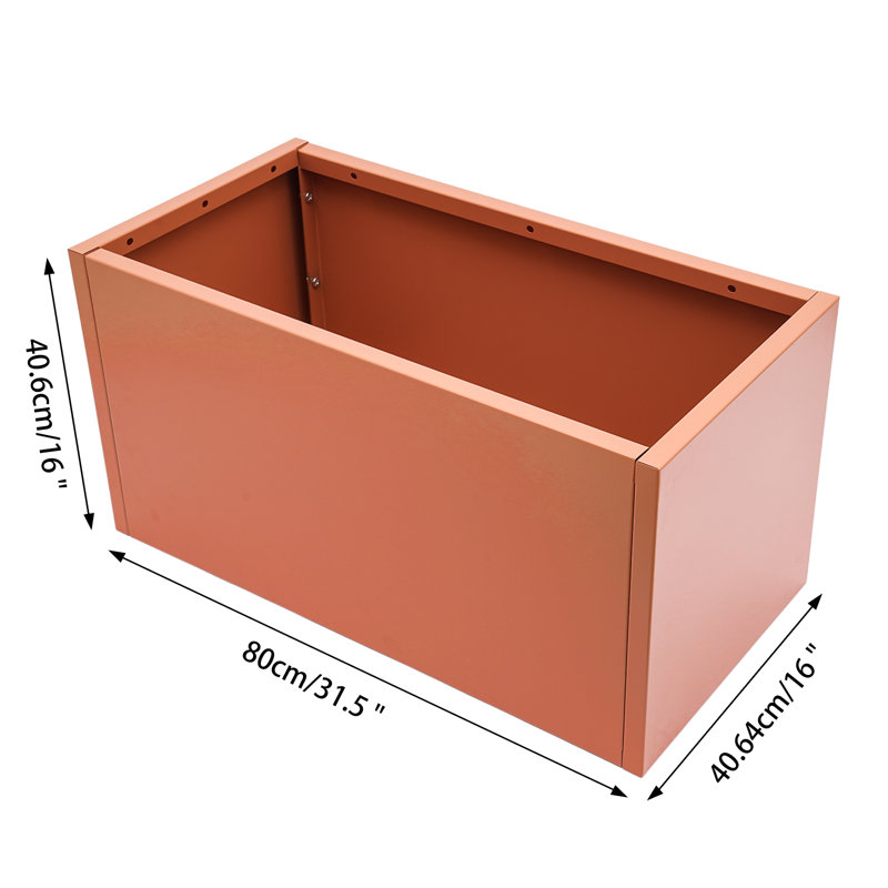 Arlmont & Co. Sieme Metal Planter Box | Wayfair