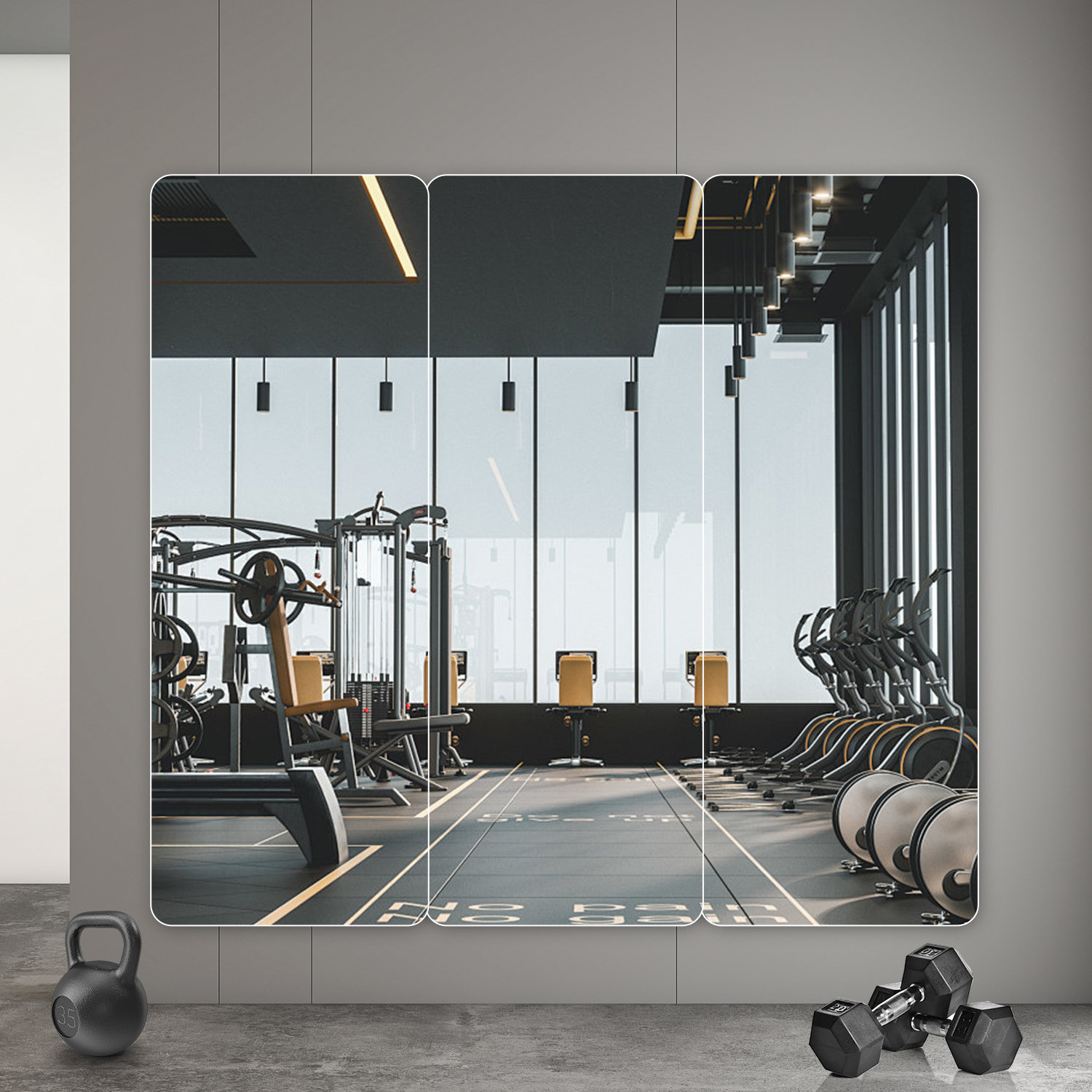 Latitude Run® gym mirrors for home gym wall large - Wayfair Canada