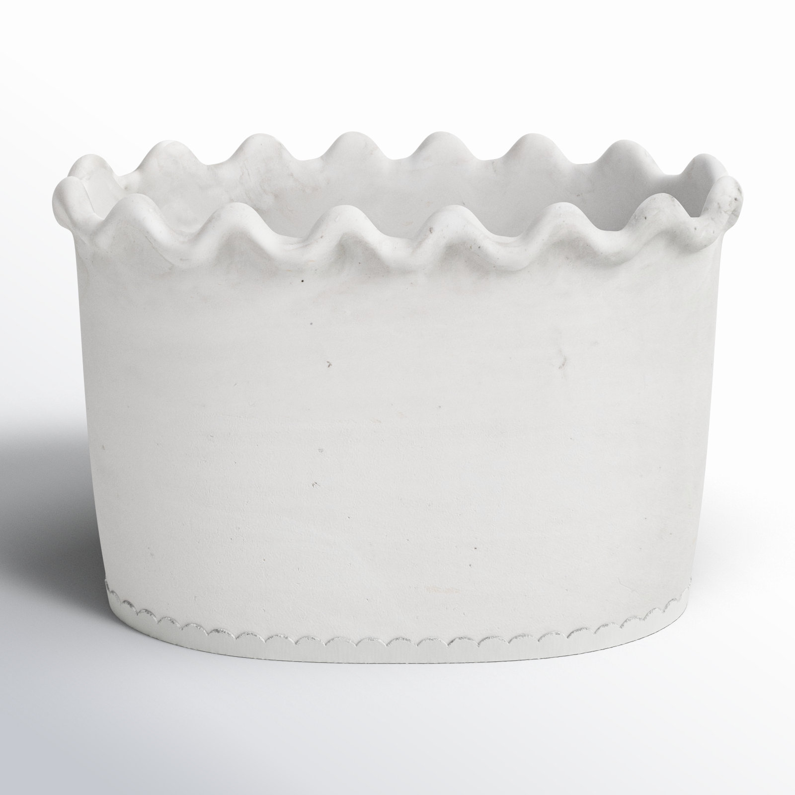 Joss & Main Quiller Scalloped Pot Planter & Reviews | Joss & Main