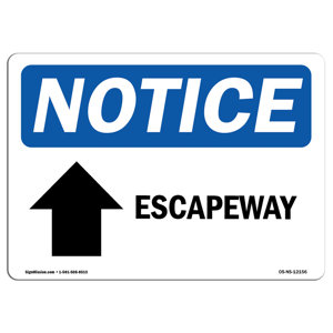 SignMission Escapeway Sign | Wayfair