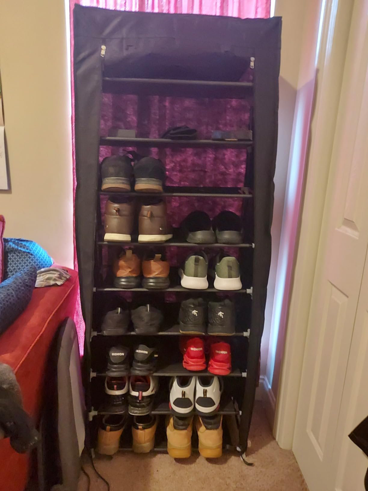Rebrilliant 30 Pair Shoe Storage Cabinet | Wayfair