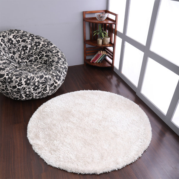Everly Quinn Sanostee HAND TUFTED SHAG POLYESTER ECO-FRIENDLY AREA RUGS ...