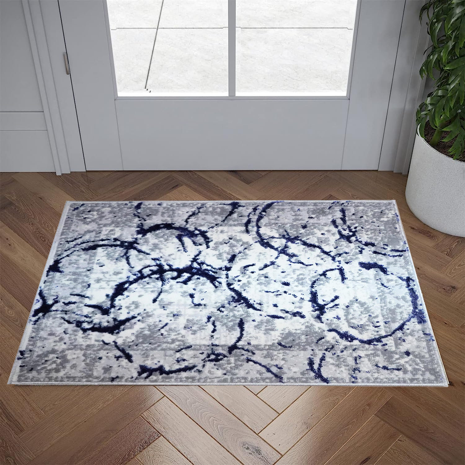 Williston Forge Rectangle Jarriah 2x2.9 Area Rug with Non-Slip Backing ...