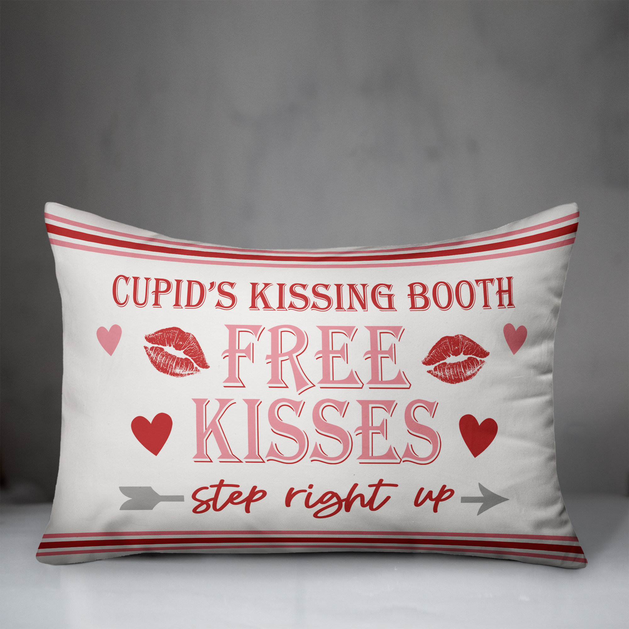 Designs Direct Creative Group Cupid Kissing Booth-Lumbar Rectangular ...