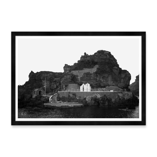 Tim Klein Cliffside Church In Black And White by Tim Klein | Perigold