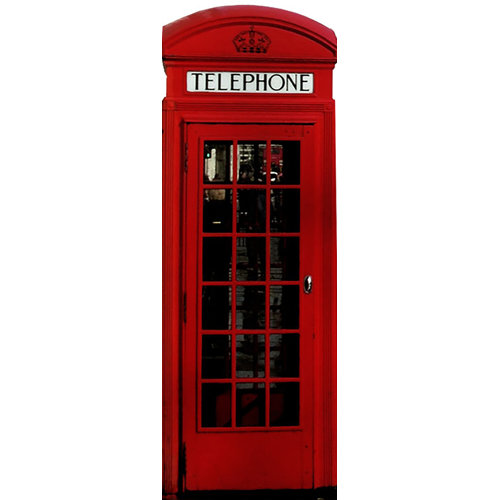 Star Cutouts English Phone Booth Cardboard Standup & Reviews | Wayfair