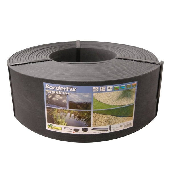 Dakota Fields Ancy 35.56cm H x 381cm W Black Wood Plastic Composite ...