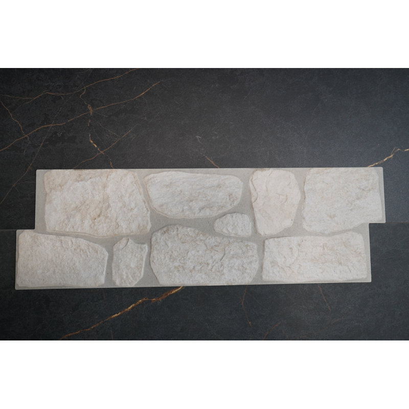 SB TILE AND STONE 8" x 24" Porcelain Slacked Stone Wall & Floor Tile ...