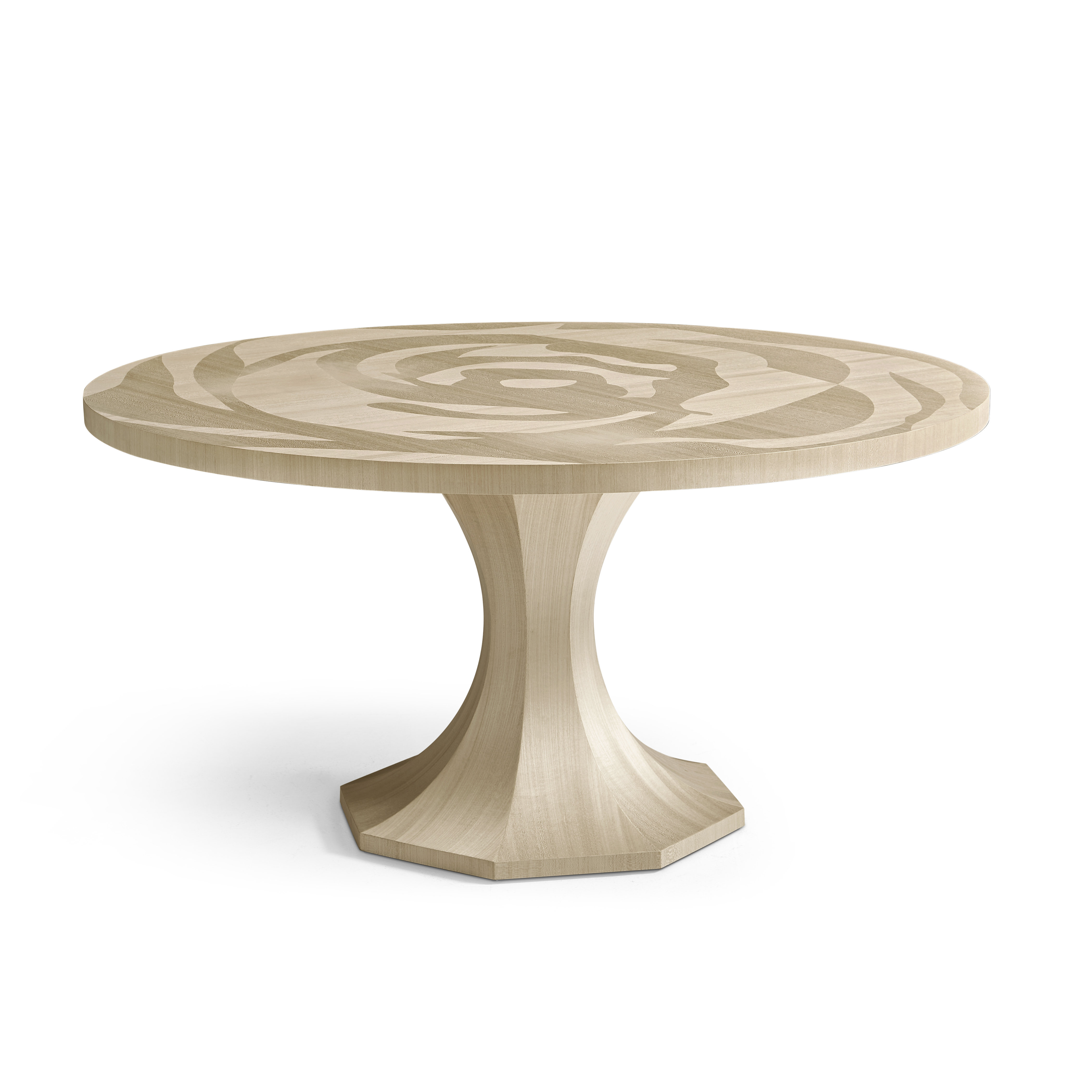 Jonathan Charles Fine Furniture Water Tidepool Round Dining Table ...