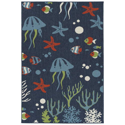 Nautical Outdoor Rugs You'll Love | Wayfair
