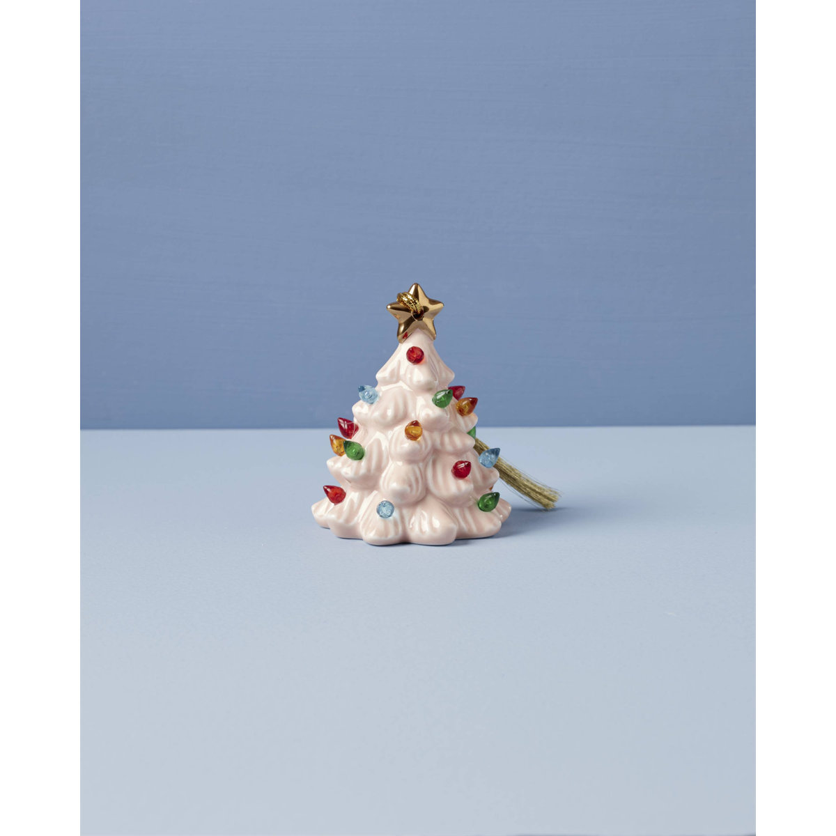 Lenox Treasured Traditions Pink Lit Tree Ornament & Reviews | Wayfair