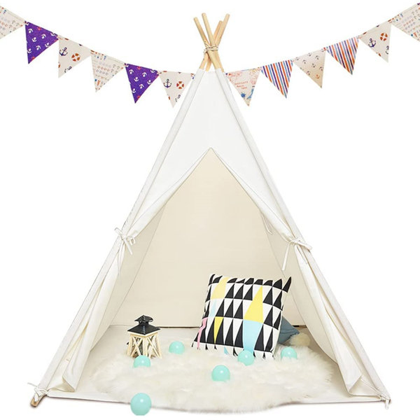 Wayfair Samples Indoor/Outdoor Polyester Triangular Play Tent with ...