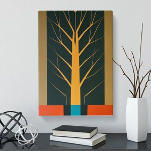 Marlow Home Co. Oak Tree Suprematism - Wrapped Canvas | Wayfair.co.uk