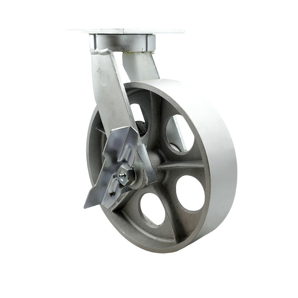Service Caster Extra Heavy Duty Semi Steel Cast Iron Caster | Wayfair