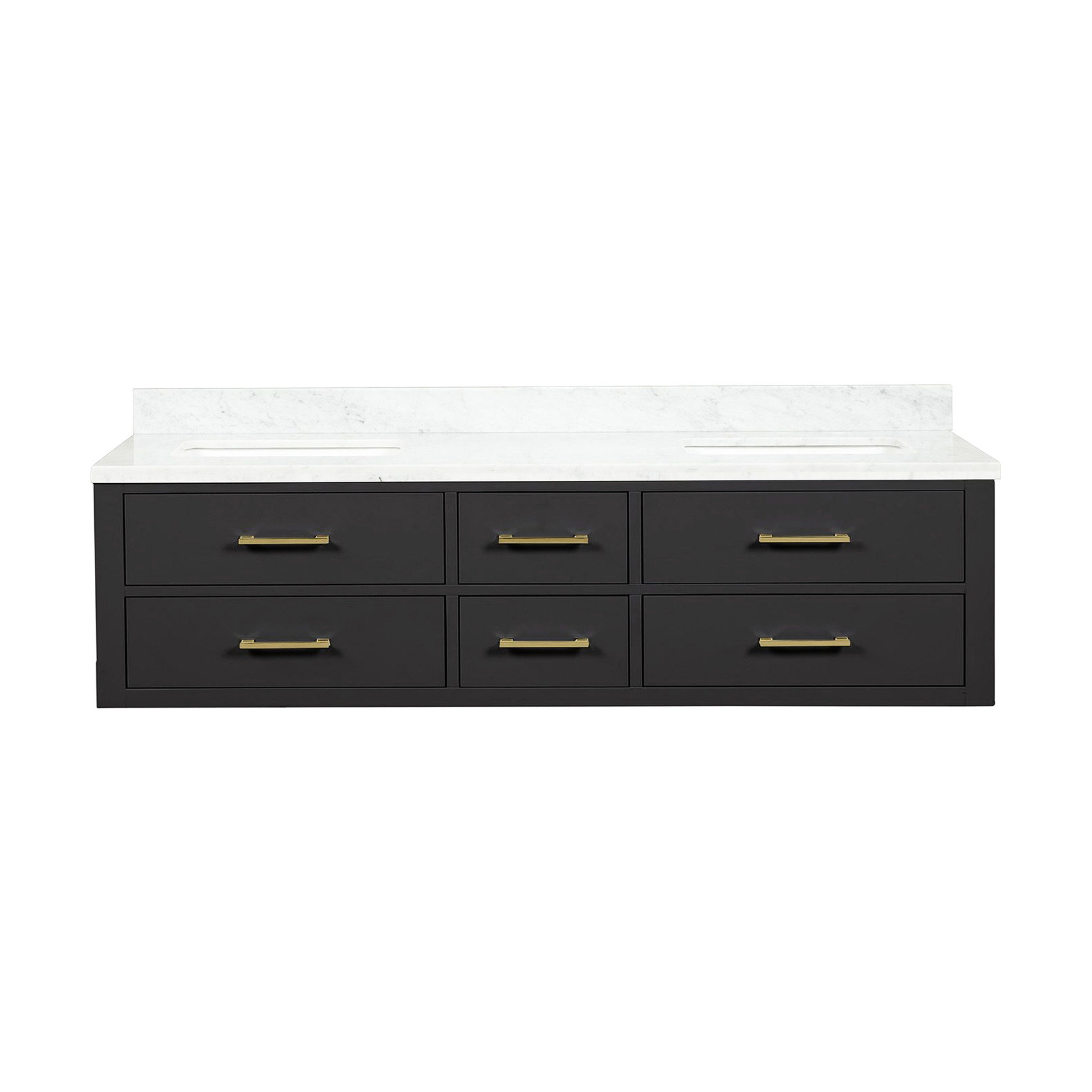 Hokku Designs Bathroom Sink Vanity With Marble Top - Solid Wood, Soft ...