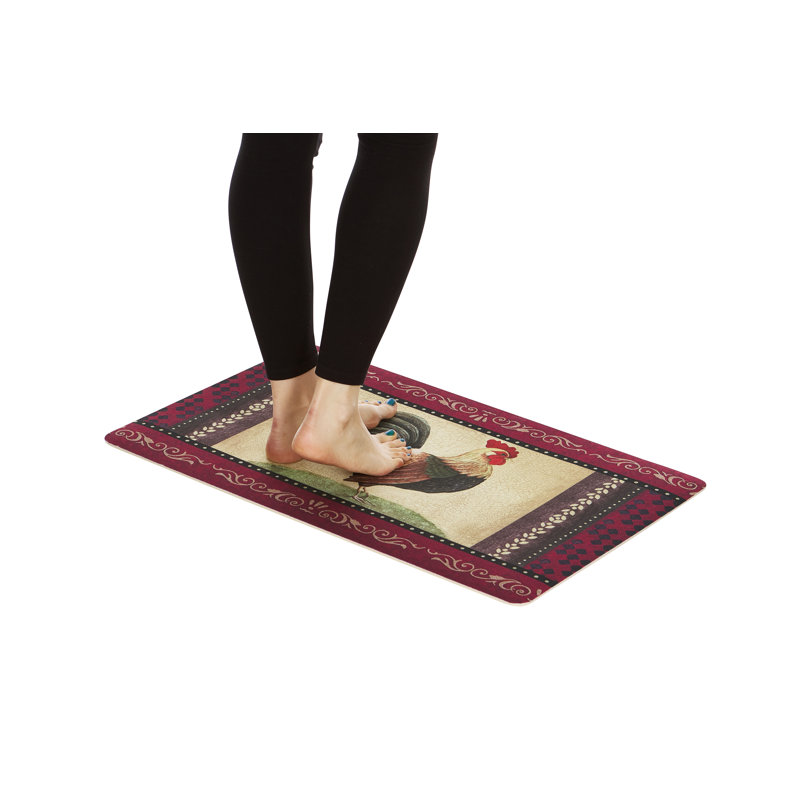 Fleur De Lis Living Potvin Cushioned Kitchen Mat & Reviews | Wayfair